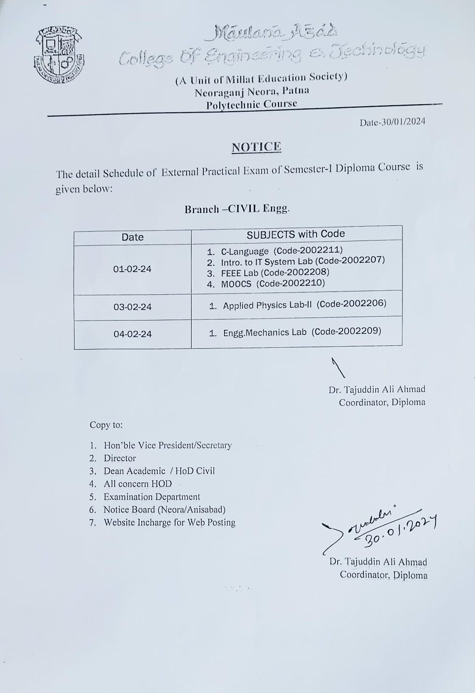 Maulana Azad College.. | Home